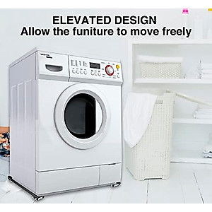 Appliance Rollers, Furniture Dolly Mobile Roller, Washing Machine Base for Washing Machines, Refrigerators, Dryers, Dishwashers
