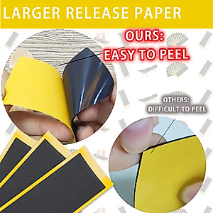 Birllaid Fingerboard Foam Grip Tape,12 Pcs Fingerboard Grip Tape,38mmX110mm 12