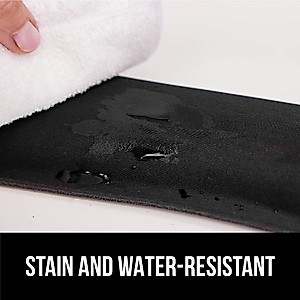 Gorilla Grip Soft Gel Memory Foam Ergonomic Wrist Rest, Slip Resistant, Comfortable Keyboard and Mouse Pad Cushion Set, Typing Pain Relief, Support for Office Computer Desks, Laptops, Gaming, Black