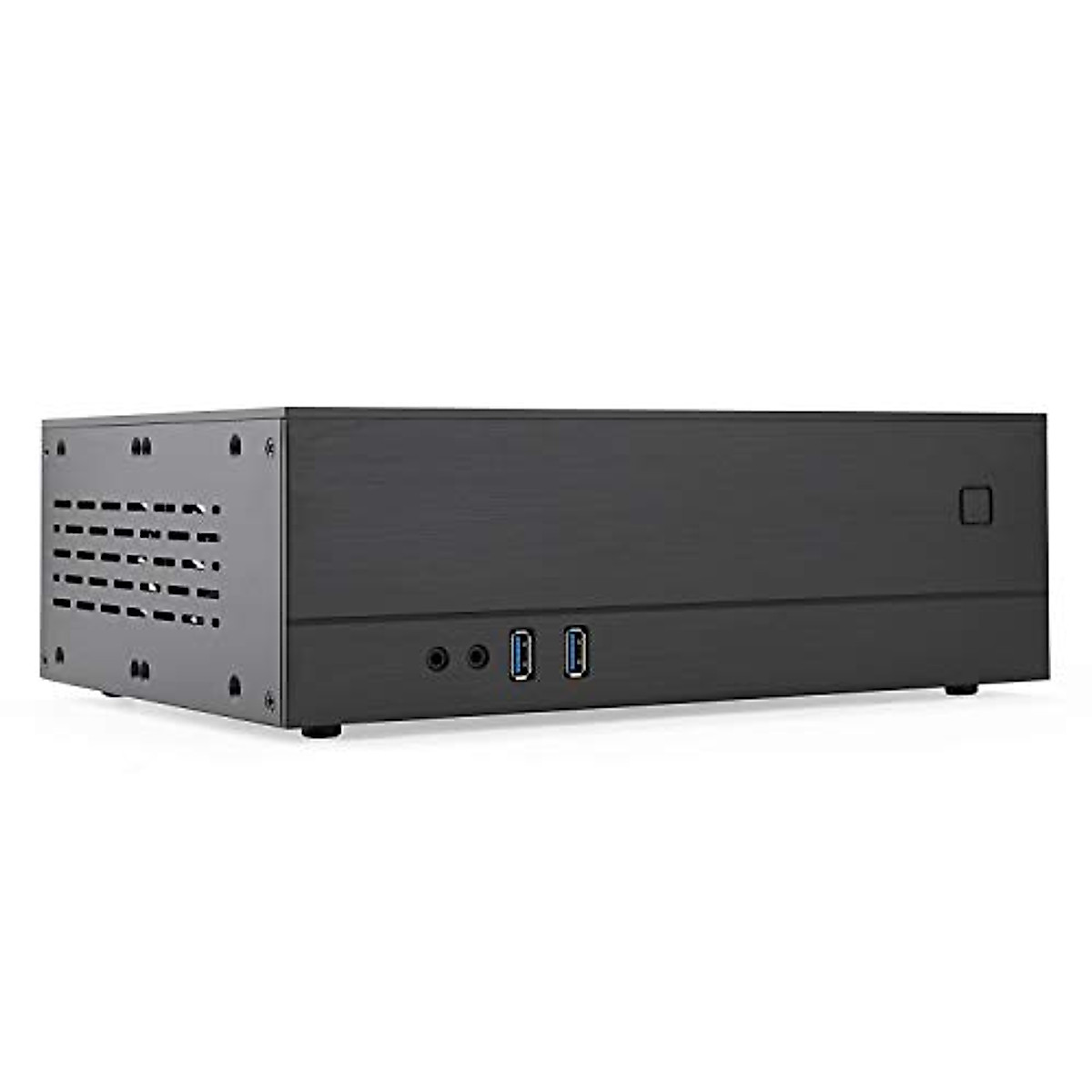 Goodisory A02 0.12in Mini-Itx Aluminum Desktop Computer Chassis HTPC Chassis (Black)