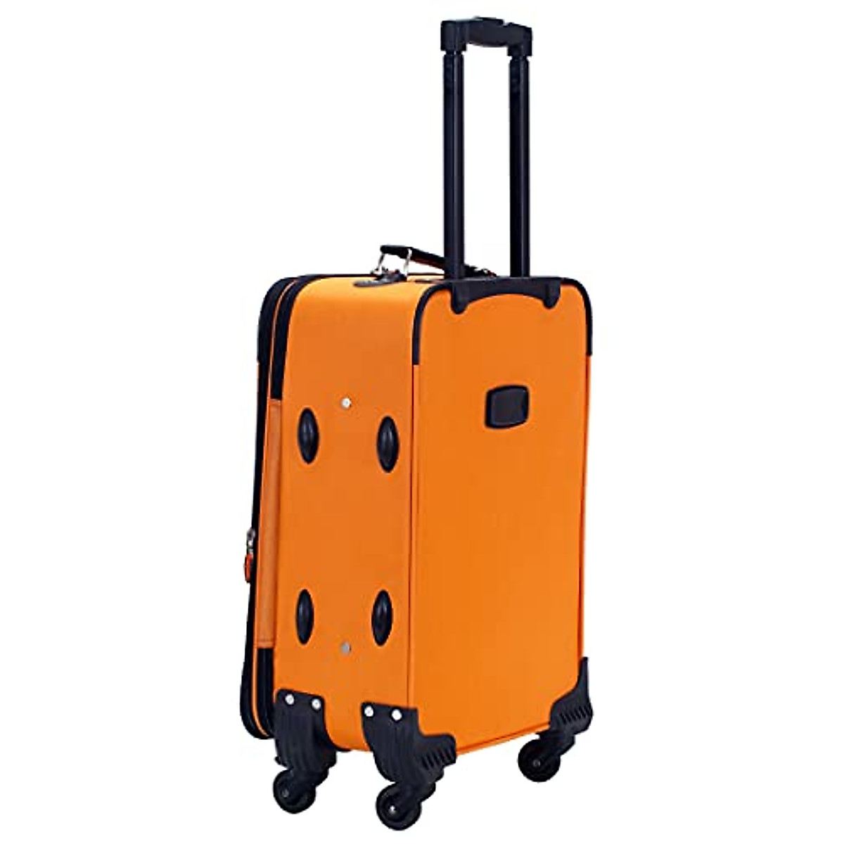 Rockland Pasadena Softside Spinner Wheel Luggage, Orange, Carry-On 20-Inch
