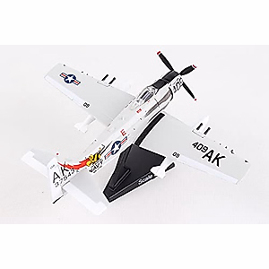 Daron Postage Stamp A1H SkyRaider 1/110 Papoose Flight PS5364-3, White
