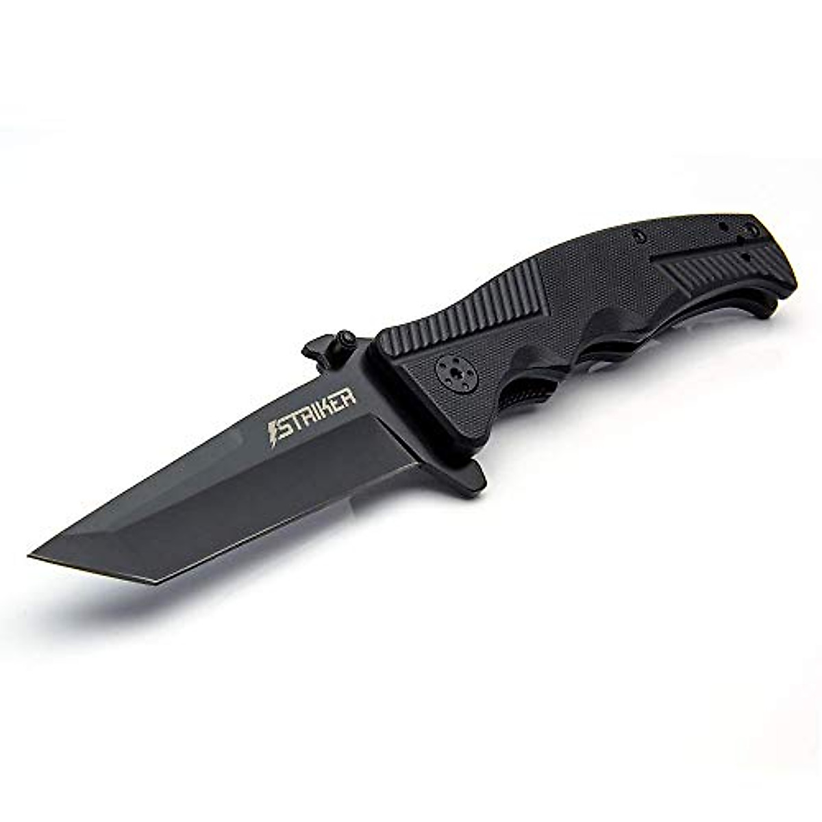 Striker Quick-Draw Tactical Folding Pocket Knife - 3.5 in. Tanto Tip Blade