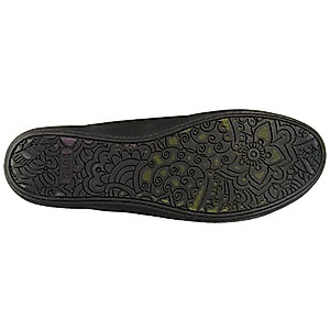 Skechers womens Bobs B Cute Sneaker, Black/Black, 8 US