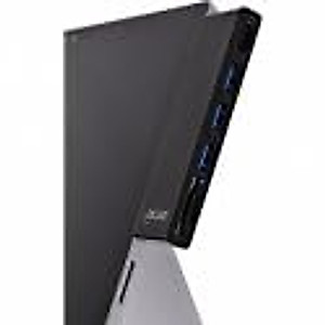 InLine 35393 MultiHub Surface Pro 4/5/6 3-Port USB 3.2 Type-A Female HDMI 4K Card Reader Black