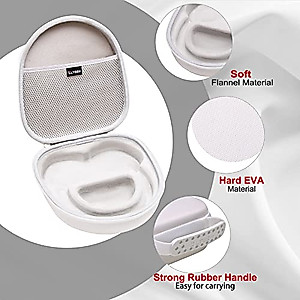 LTGEM Headset Case for Logitech G735 Wireless Gaming Headset - Hard Storage Travel Protective Carrying Bag(White)
