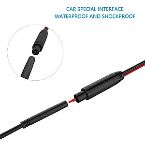 SCREENTRONICS Backup License Plate HD Camera Night Vision 8 IR LED Wide Rear View Waterproof Compatible with Car Radio Sony XAV-AX150 XAV-9500ES XAV-AX3200 XAV-AX3250 XAV-AX5000 XAV-AX5600 XAV-AX7000