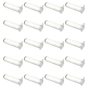 Jutagoss 300 Pcs 4ML Plastic Microcentrifuge Tubes, Plastic Test Vials with Lids Sample Small Bottle Vial Storage for Lab