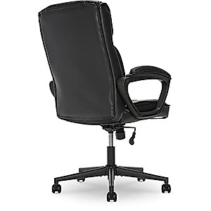 Serta Style Comfort Black Bonded Leather Hannah I Office Chair,