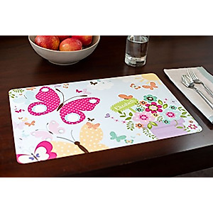 Personalized Placemat for Kids, Butterflies - I See Me!