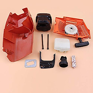Laliva tools - Cylinder Cover Recoil Starter Air Filter Exhaust Muffler Bolt Kit For Husqvarna 340 350 345 346 346XP Chainsaw Spares Chain Saws