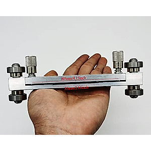 Jiayouy Adjustable Guitar Nut & Bridge Sander Luthier Tool for Electric Acoustic Guitar Bass Silver