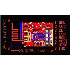 HiLetgo 4pcs NRF24L01+ Wireless Transceiver Module2.4G Wireless Transceiver Module