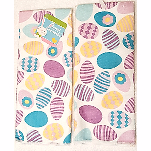 Happy Easter Bunnies 2 pack Kitchen Towels by Greenbrier