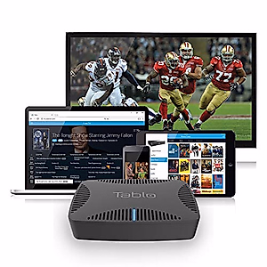 Tablo Quad Over-The-Air [OTA] Digital Video Recorder [DVR] for Cord Cutters - with WiFi, Live TV Streaming, Black