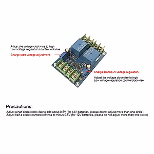 Power Supply Control Board DC12V 10A Automatic Controller Module YX851 Emergency Battery Charging Controller
