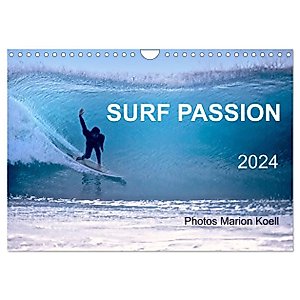 SURF PASSION 2024 Photos by Marion Koell (Wall Calendar 2024 DIN A4 Landscape), CALVENDO 12 Month Wall Calendar