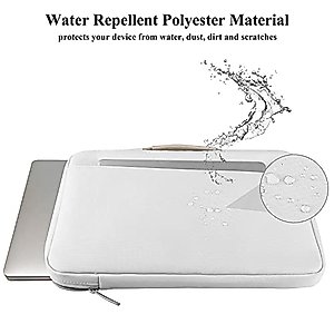 Meolsaek 13 Inch Laptop Sleeve Case Computer Bag for 13 MacBook,MacBook Air, Notebook，Durable Computer Carrying Case for 12.3" Surface Pro,Water-Resistant Hard Shell Case (13 Inch, Gray)