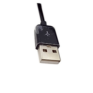 Coiled Spring USB Cable, Qaoquda10FT/3M Spiral Coiled USB 2.0 Male to Female Data Sync & Charge Cable (Black)