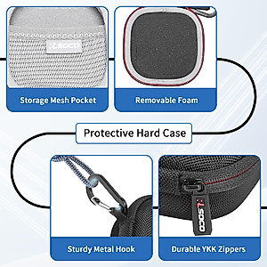 RLSOCO Hard Case for Crucial X10 Pro/X9/X9 Pro/X6 4TB/2TB/1TB/500GB Portable SSD,External Solid State Drive