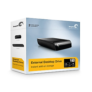 SEAGATE Expansion 3 TB USB 2.0 Desktop External Hard Drive STAY3000100 Black