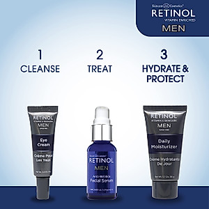 Retinol Men’s Daily Moisturizer – The Original Retinol Moisturizing Cream Made For A Man’s Skin – Anti-Aging Benefits of Exfoliating Vitamin A & Deep Hydration For Healthier, Younger Looking Skin