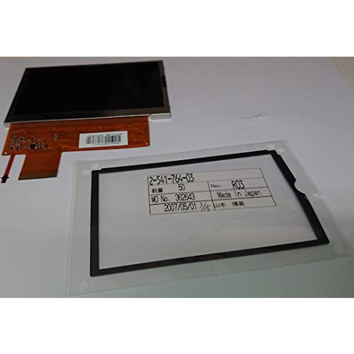 TOTALCONSOLE LCD Screen Replacement for PSP 1000 1001 Series w/Backlight & Cushion Gasket Sony OEM Original, Silver (TC-95222)