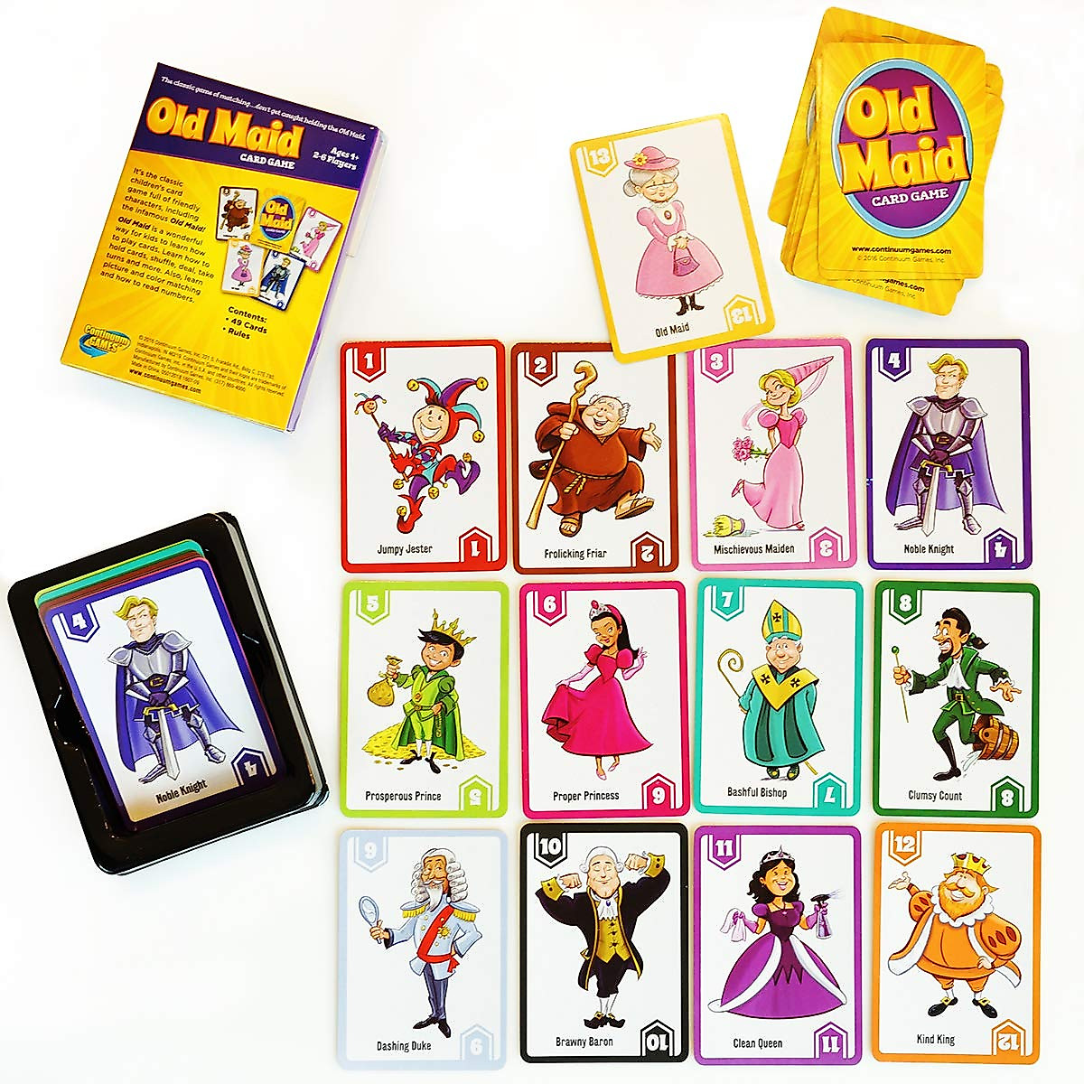 Continuum Games Old Maid Classic Card Game - Children Ages 4 & Up
