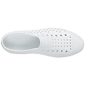 Native Shoes, Jefferson, Lightweight Sneaker for Adults, Shell White/Shell White, 10 M US Women/8 M US Men