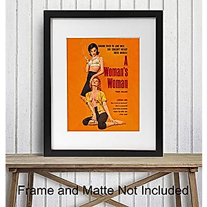 Vintage Lesbian Romance Fiction Book Wall Art - LGBTQ Accessories Poster Print - Lesbian Gifts for Girlfriend, Women, Queer, Gay, Bi - Home Decor, Room Decoration for Living Room, Bedroom, Office