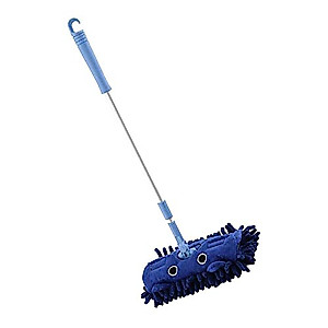 Tachiuwa Cleaning Mop Broom for Kids Mini Detachable Housekeeping Cleaning Broom Tools for Year and Up 3 Colors , Blue