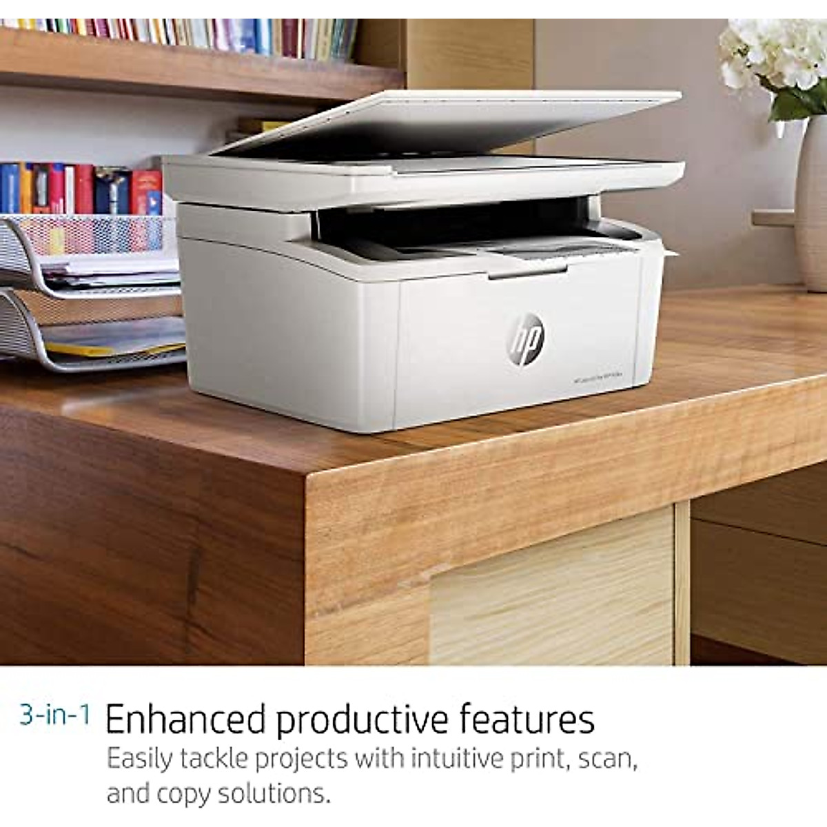HP Laserjet Pro M28w Multi-Function Wireless Printer, Copy & Scan with Smart App, W2G55A (Renewed)