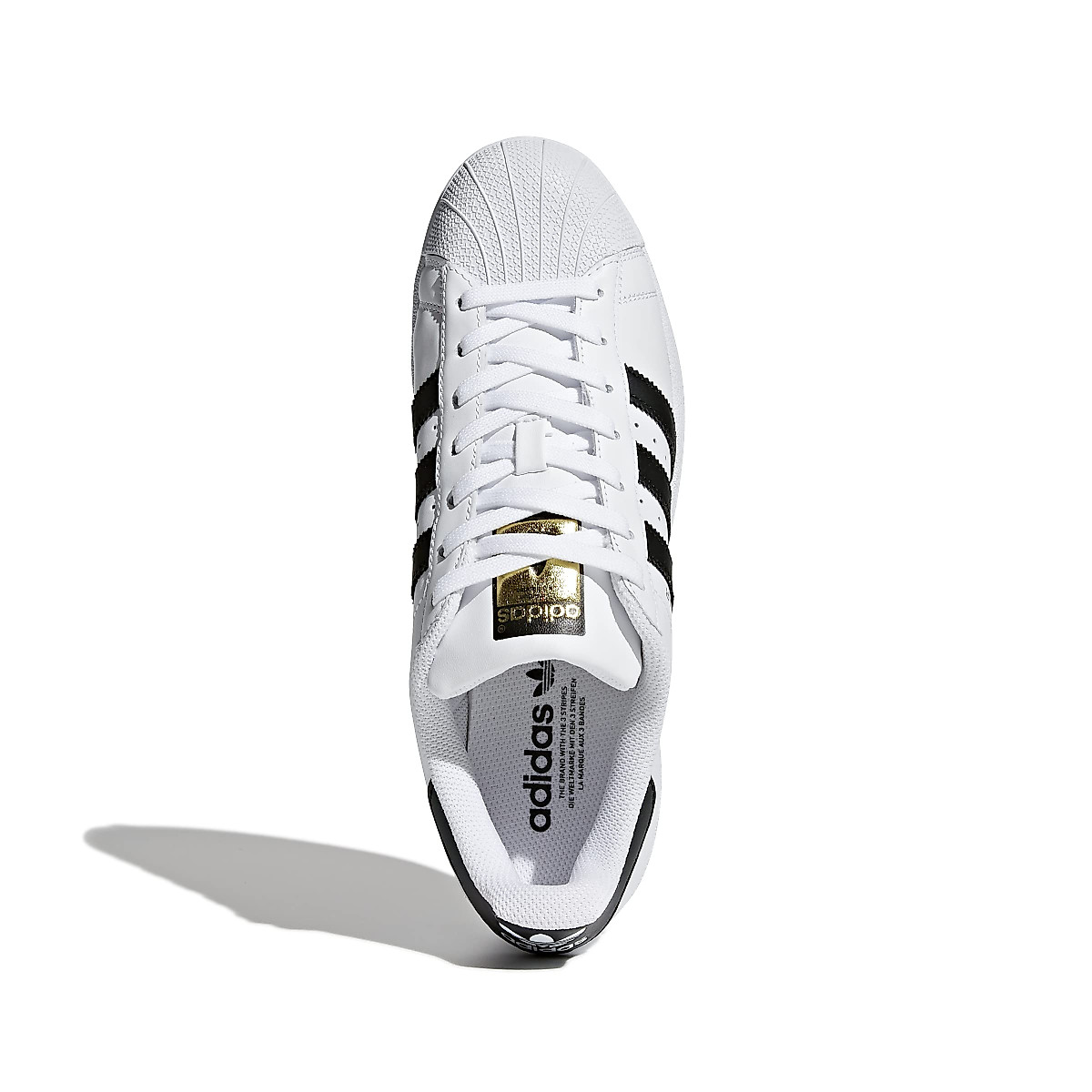 adidas Originals mens Super Star Sneaker, White/Black/White, 11 US