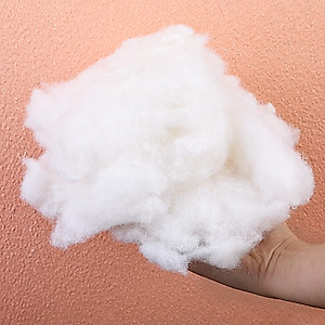 100g/3.5oz Polyester Fiber Fill, Premium Fiber Fill Stuffing, Stuffing For Stuffed Animals,Fluff Stuffing High Resilience Fill Fiber for Stuffed Animal Crafts, Pillow Stuffing, Cushions Stuffing