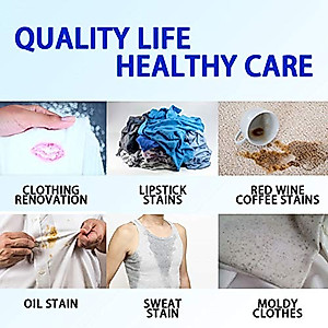 Laundress Stain Solution 2 Bottles of Powder Soap Laundry Powder Clothes Washing Fresh Scent Powder for Home Powder Laundry