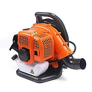 2 Stroke Gas 42.7cc Backpack Blower Single Cylinder Professional Gas Backpack Leaf Blower Backpackable Snow-Blowing