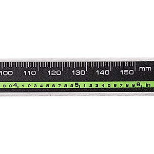 Sattiyrch Digital Caliper Stainless Steel with Large LCD Screen 6 Inch Millimeter Fractions Conversion Electronic Vernier Caliper Measuring Tool (6 inch)