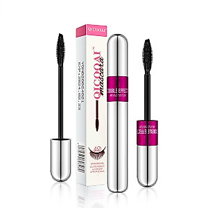 2 in 1 Lash Mascara - 4D Lashes Mascara with black Mascara for 5x Longer Waterproof Wear lasting No Clumping Superstrong (1-1PCS)
