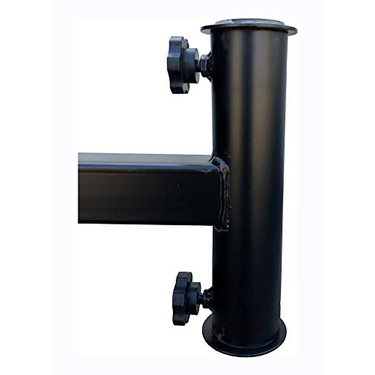 MAXXHAUL 50102 Hitch Mount Umbrella Holder - Durable and Sturdy - Great Support for Large Patio and Outdoor Umbrellas - Ideal for Traveling, Tailgating and Other Outdoor Events , Black