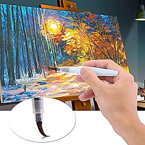 Water Brush Pen, 3 Pcs Refillable Water Brush Pen Art Crafts Tool Watercolor Painting Calligraphy Ink Set
