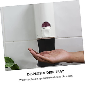 Alipis 7 pcs Water Tray Bathroom Drip Tray Foam Drip Tray Electric soap Dispenser Catch Tray Dispenser Stand Plastic to go containers Soap Dispenser Tray for Home Leakproof Fluid Spray