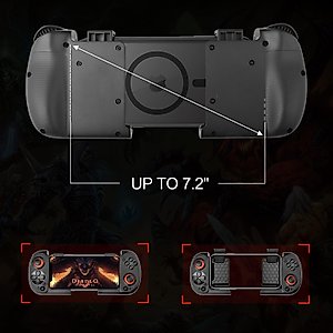 Joso Phone Controller for Android, iPhone, Direct Play, 15 Hours of Playtime, Support with Case, Game Controller Joystick for Galaxy S23 S22 S21 Ultra, iPhone 14 13 12 Pro Max, COD, Genshin Impact