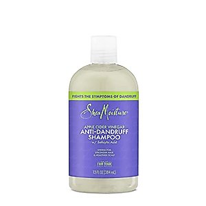 SheaMoisture Hair Care System Anti-Dandruff Shampoo For Stronger Hair & Healthier Scalp Shampoo Formulated With Apple Cider Vinegar And Fair Trade Shea Butter 13oz