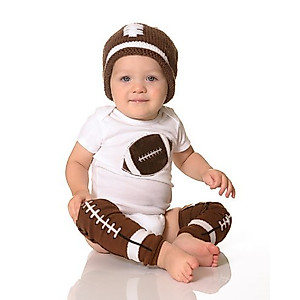 juDanzy Christmas and Halloween baby and toddler Leg Warmers for Girls and Boys (One Size, Football)
