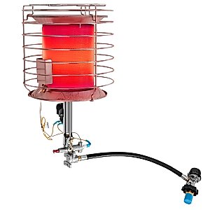 S AFSTAR 35,000-42,000 BTU Tank Top Propane Heater, Portable Propane Heater w/Tip-over Switch & Safety Shut-off, Indoor Outdoor Heaters for Ice Fishing Survival (Propane Cylinder not Included)