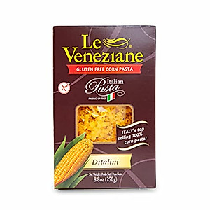 Le Veneziane - Italian Ditalini Pastina [Gluten-Free], (4)- 8.8 oz. Pkgs