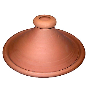 Moroccan Lead Free Cooking Tagine Non Glazed X-Large 13 Inches in Diameter Authentic Food