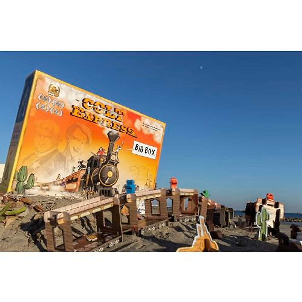 Colt Express BIG BOX Board Game - Base Game, Expansions, and New Bandit Included! Wild West Adventure Game, Strategy Game for Kids & Adults, Ages 10+, 2-9 Players, 40 Min Playtime, Made by Ludonaute