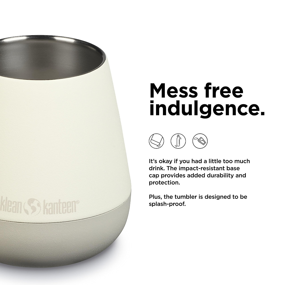 KLEAN KANTEEN Tofu Insulated Rise Tumbler W/Flip Lid, 1 EA