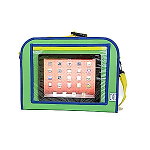 Kids Backseat Travel Tray Organizer Holds Crayons Markers an iPad Kindle or Other Tablet. Great for Road Trips and Travel used as a Lap Tray Writing Surface or as Access to Electronics for Kids Age 3+